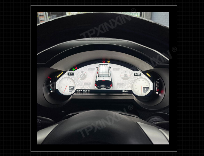 Car Digital Cluster Screen Toyota FJ Car LCD Dashboard Speedmeter Head Unit